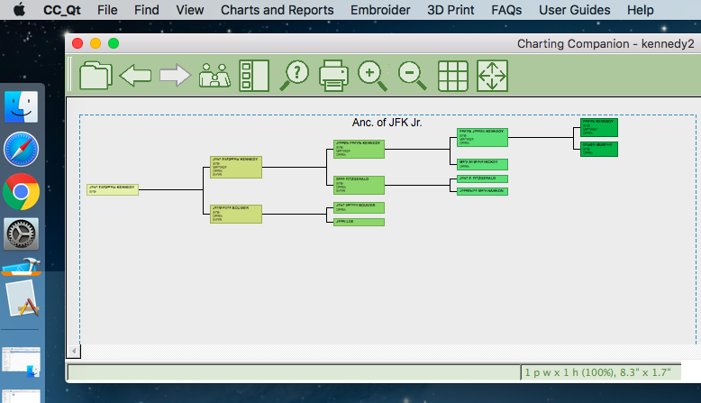 Charting Companion for Apple "Macs"; FTM 2019 - Progeny Genealogy Inc.